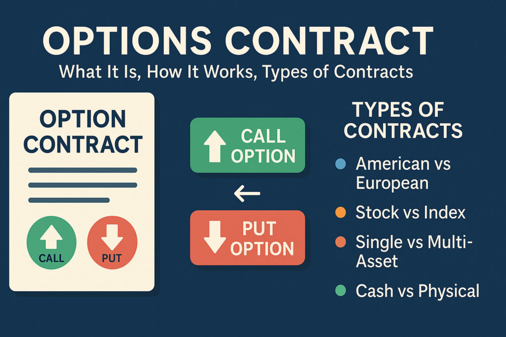 Options Contract: What It Is, How It Works, Types of Contracts
